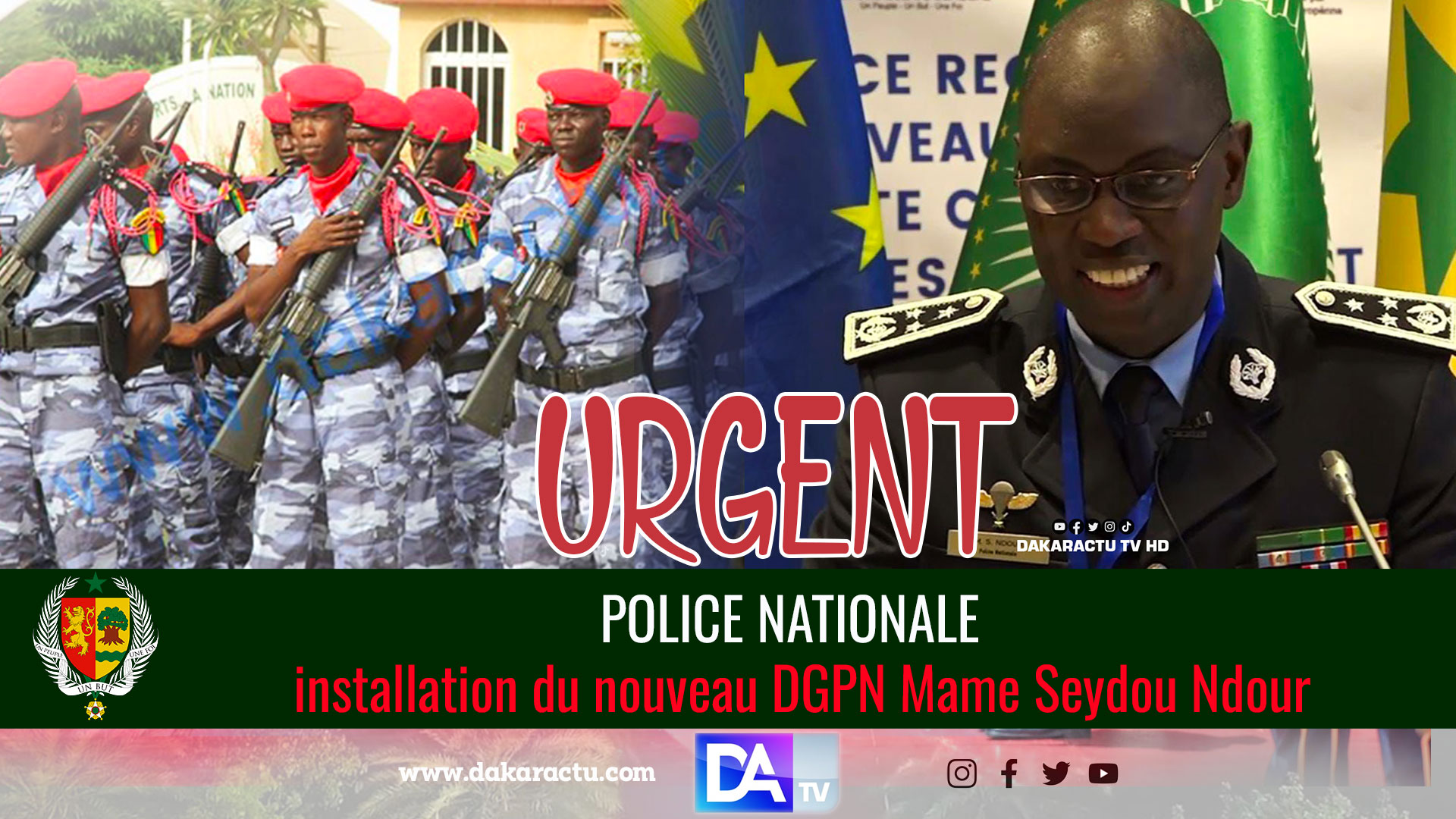 [🛑 DIRECT ] Police Nationale : Installation du nouveau DGPN Mame Seydou ...