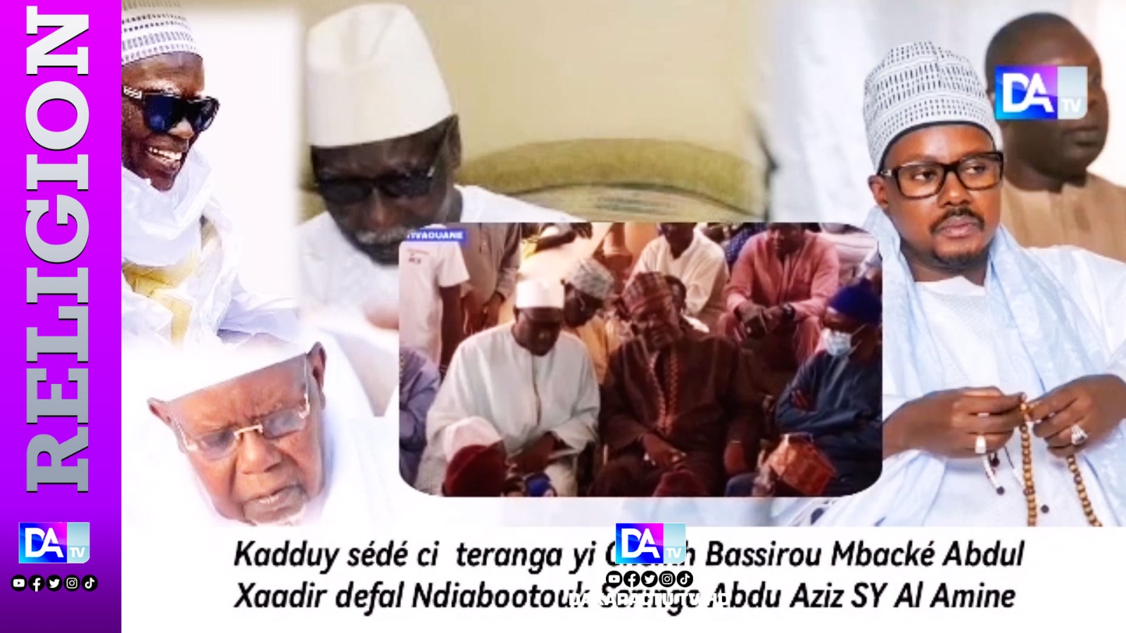 Tivaouane/ Tabaski 2024: Serigne Bassirou Mbacké Abdou Khadre remet des présents à la famille de ...
