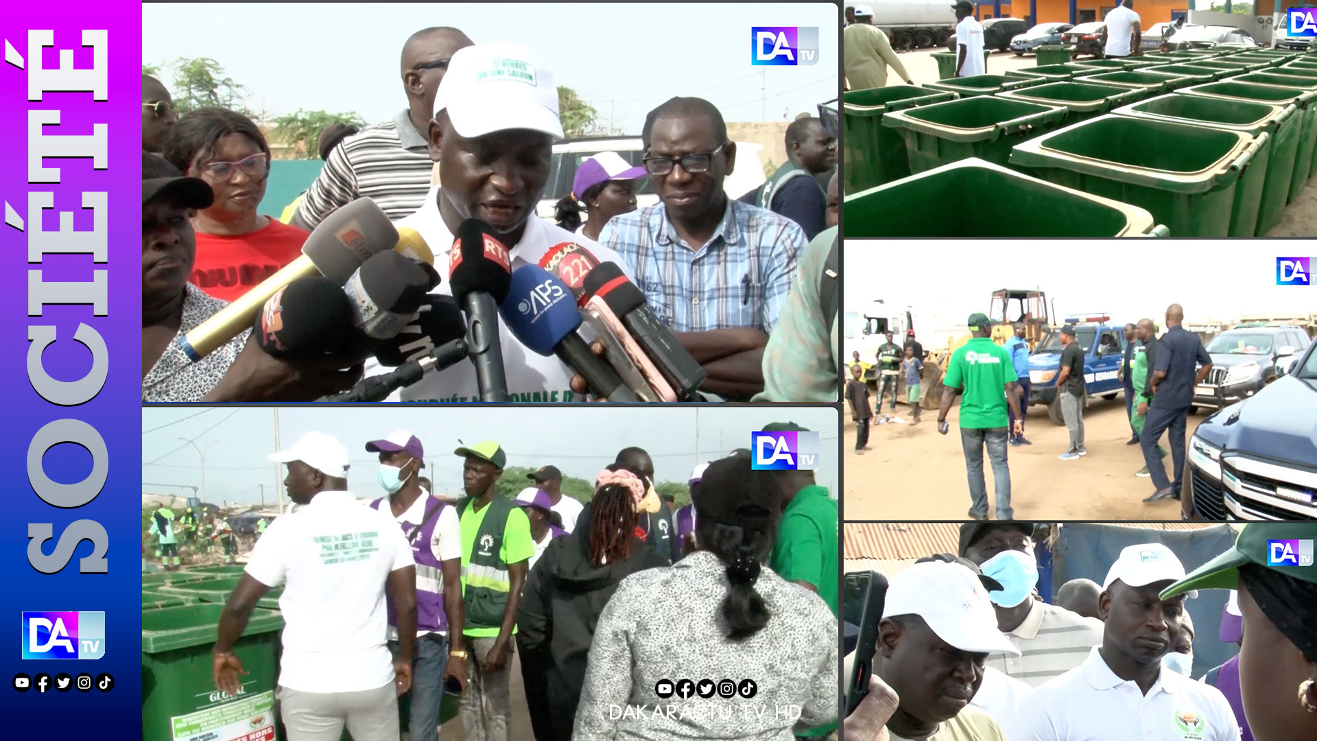Journée de nettoiement à Kaolack : Fallou Kébé offre du matériel et ...