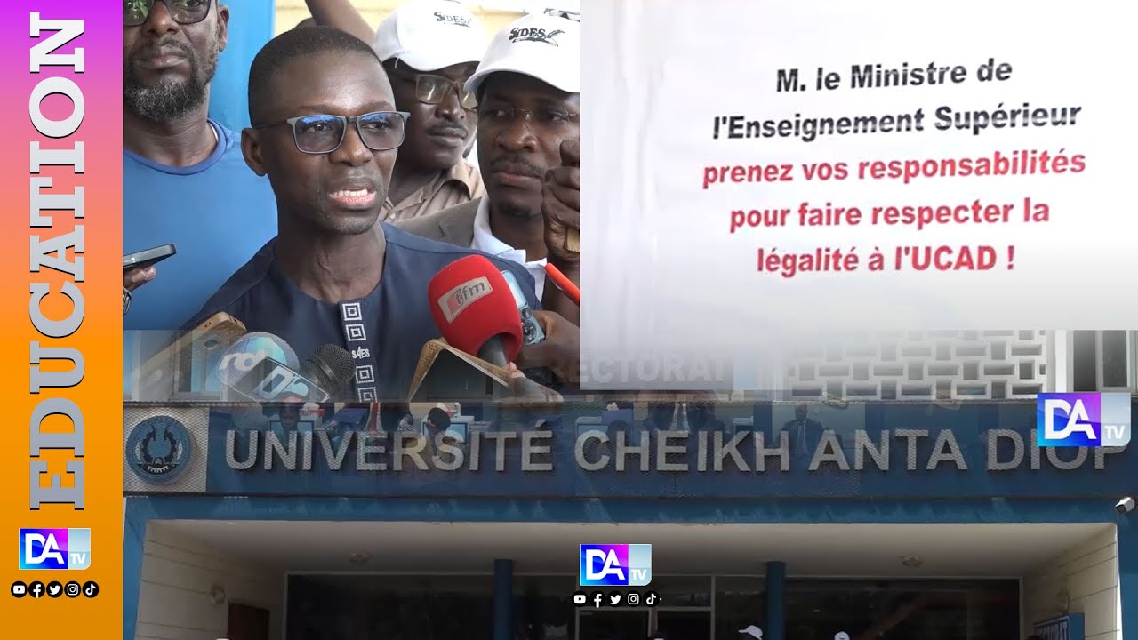 "Depuis 17 jours l'UCAD n'a pas de recteur..." Le SUDES/ESR section UCAD dénonce une carence au ...