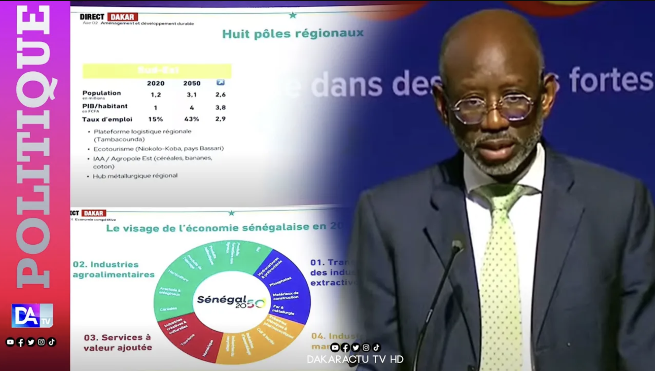 Victor Ndiaye présente la vision Sénégal 2050 « Faire du Sénégal en 25 ...