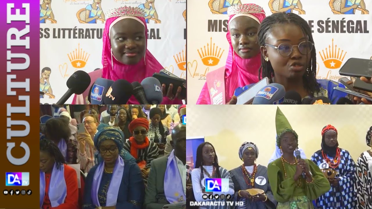 Finale Miss Littérature Sénégal 2024 : Sokhna Aminata Fall couronnée au ...