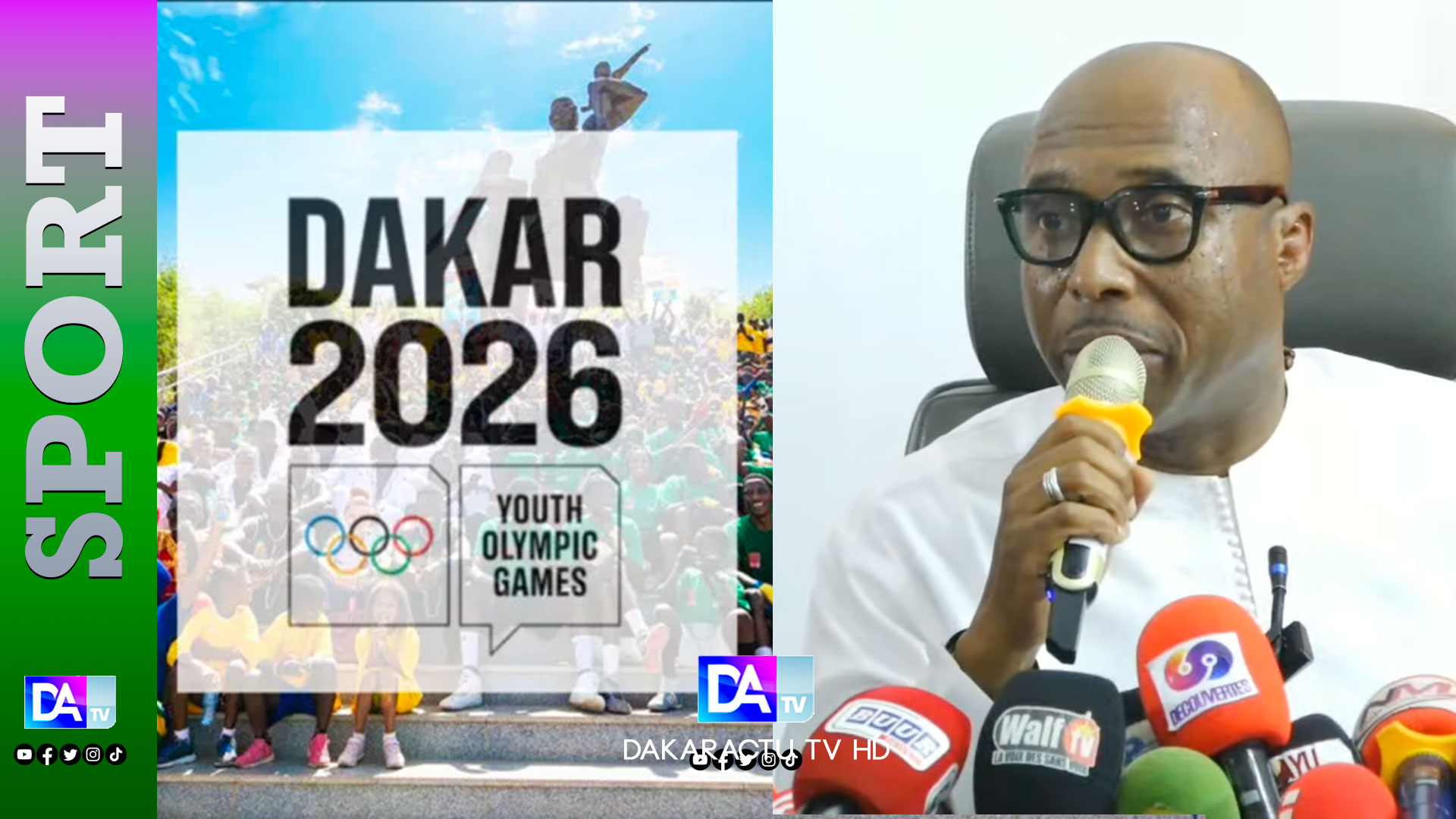 Organisation des JO de la jeunesse Dakar 2026 - Barth sur l'héritage de ...