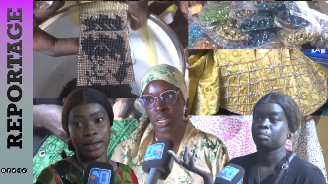 [Reportage] Tendance / Tabaski 2025 : Le perlage à la main, une ...