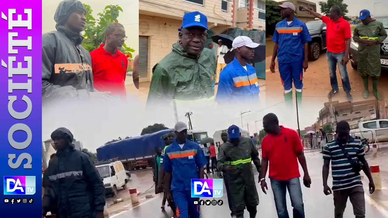 Gestion des inondations à Mbour : le député Mamadou Lamine Diaïté et le ...