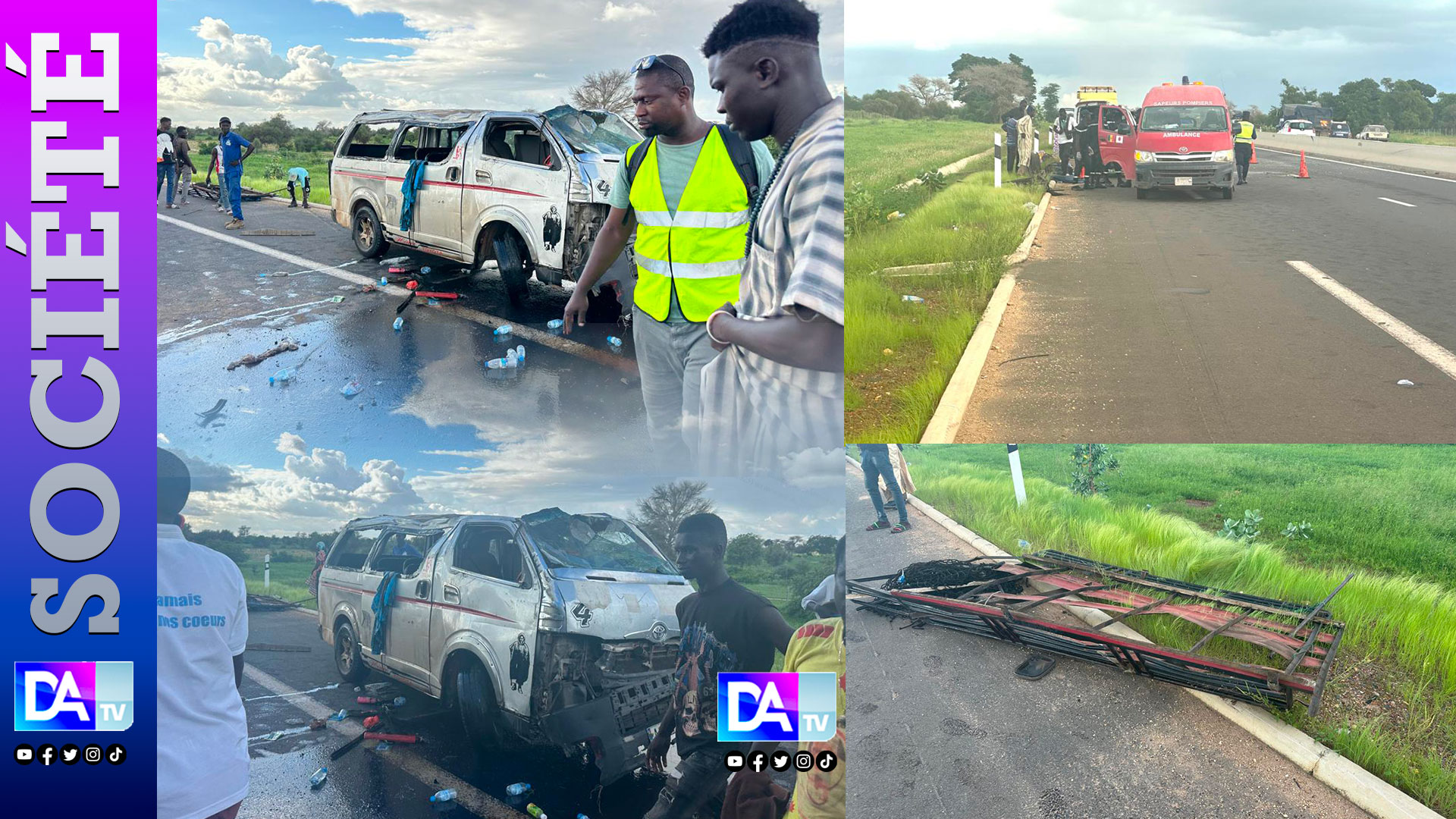 Accident sur l’autoroute Ila Touba/ Un « Cheikhou Cherifou » fait des ...