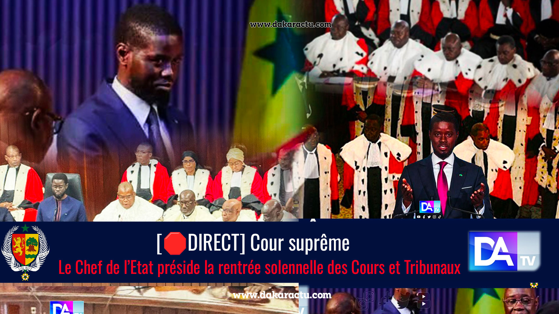 [🛑DIRECT] Cour suprême : Le Chef de l’Etat préside la rentrée ...