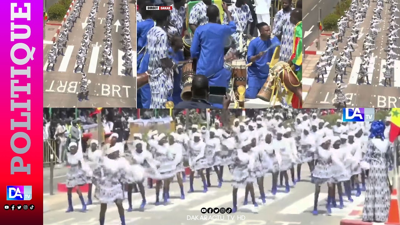 Défilé 4 Avril - Guédiawaye : les majorettes du lycée Kennedy ...