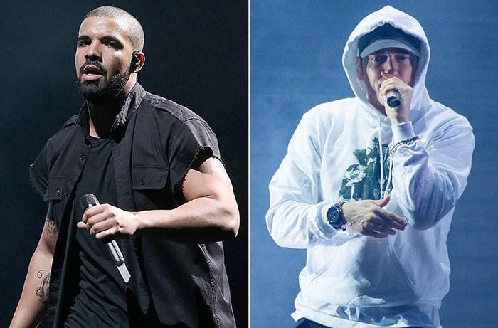 Drake VS Eminem : le prochain beef de l’année ? Internet s’enflamme déjà